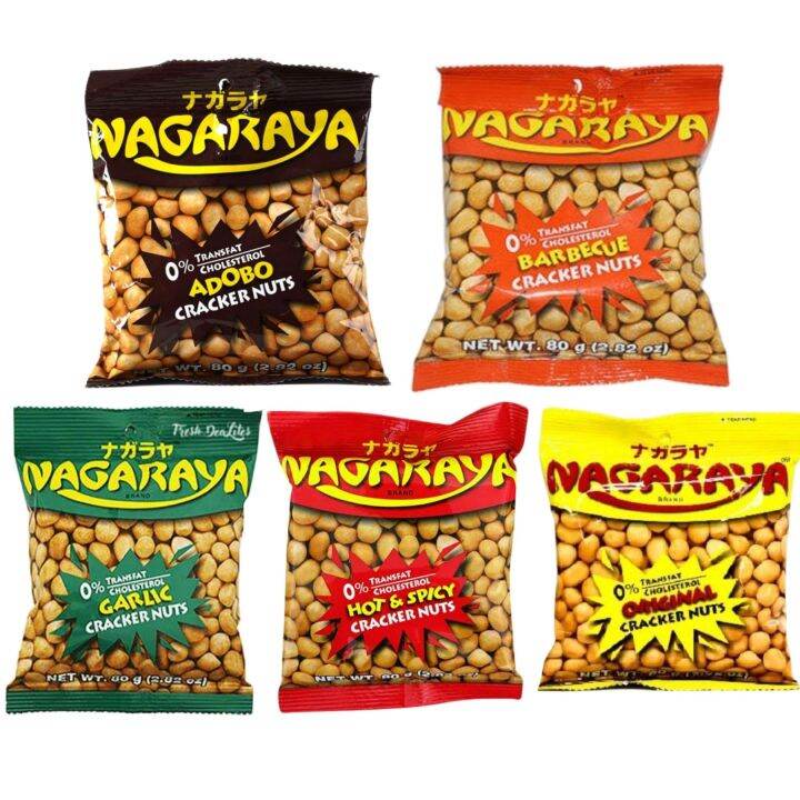 Sale!! Nagaraya Cracker Nuts All Flavors in One Pack. Available in 40g ...