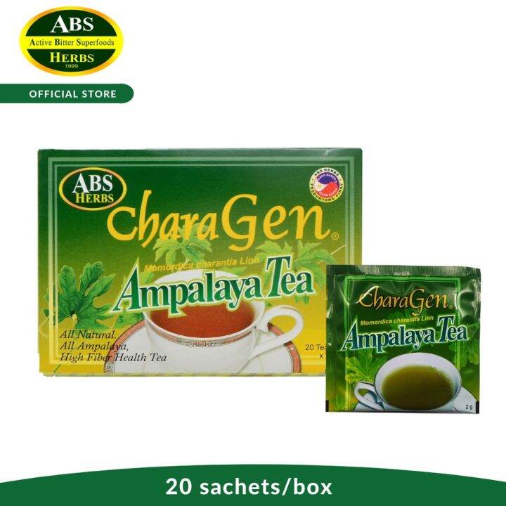 ABS Charagen Ampalaya Tea 2g/20 Sachets | Lazada PH