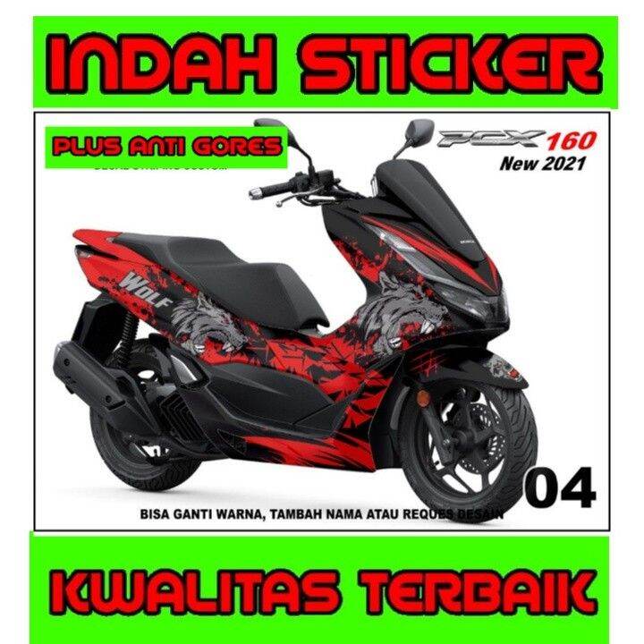 Sticker Decal Motor PCX 160 Sticker Motor Decal PCX 160 Fully Body ...