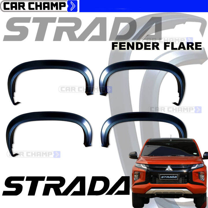 Mitsubishi Strada 2019 to 2022 OEM Fender Flare SLIM TYPE 2020 2021 ...
