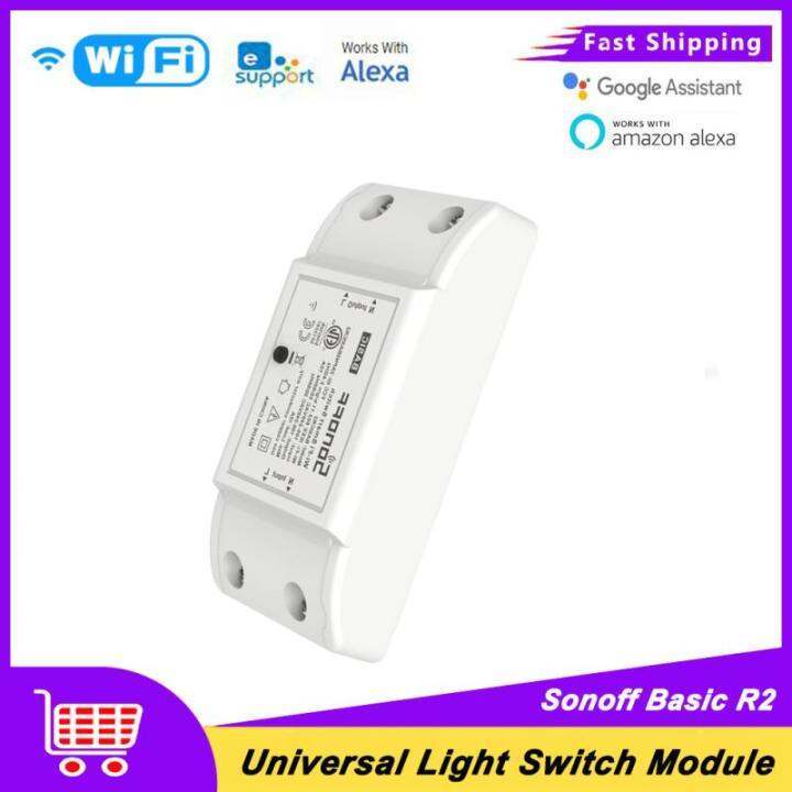 Sonoff Basic R2 Wifi DIY Smart Switch Wireless Remote Control Smart ...