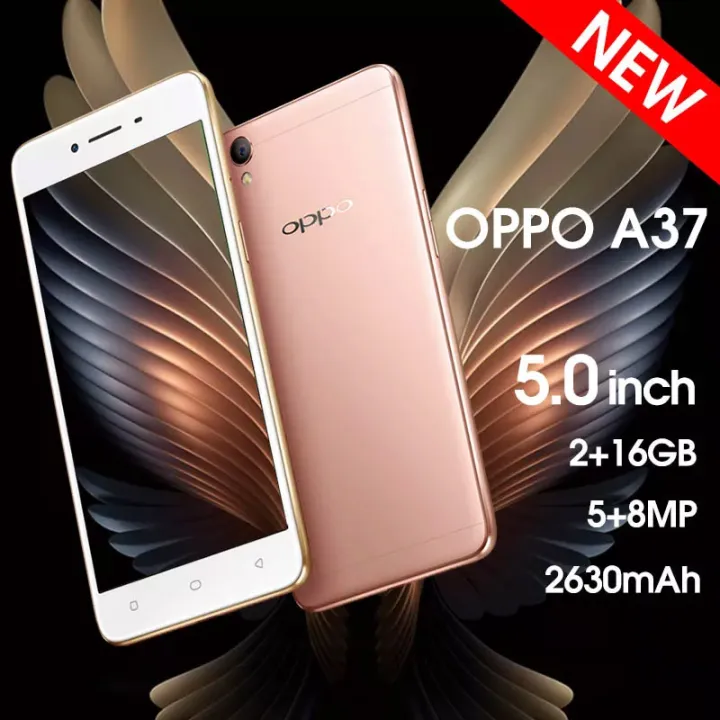 Oppo A37 Original Mobiles Phone 5-inch RAM 2GB+ROM 16GB Quad-core Dual SIM Card Android ...