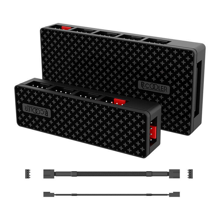 Overclocking three computer chassis fan HUB HUB motherboard speed ...