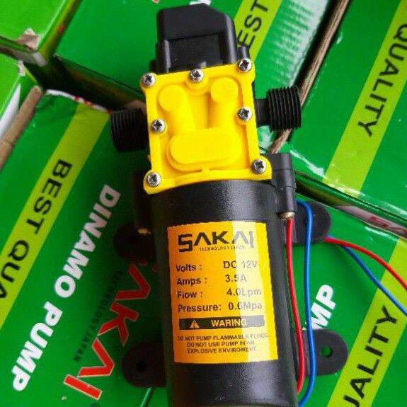 DINAMO PUMP SPREYER / POMPA AIR 12V / CUCI MOTOR/MOBIL / AC TANGKI ...