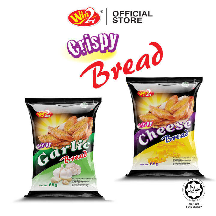 Win2 - CRISPY BREAD - 65G / Win2 - ROTI KERING - 65G | Lazada