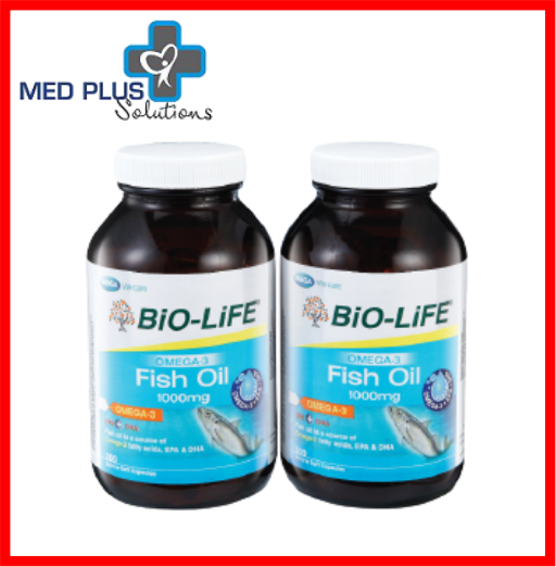 Bio-life Fish Oil Omega 3 1000mg Bovine Soft Capsules (Exp:8/2024) [Bio ...