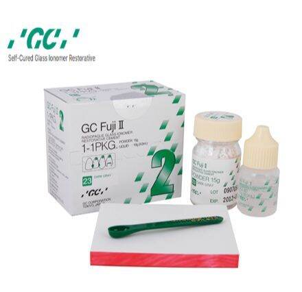 GC FUJI 2 SET 15g Powder & 8ml Liquid [GC/JAPAN] Glass Ionomer ...