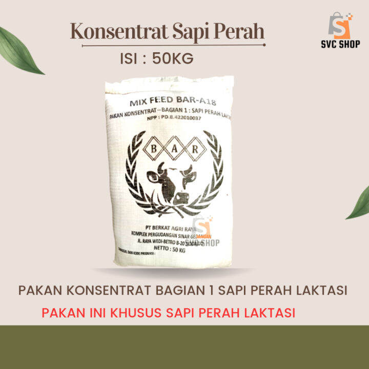 Konsentrat Sapi Perah Laktasi 1 Karung / Pakan Sapi FH Perah | Lazada ...