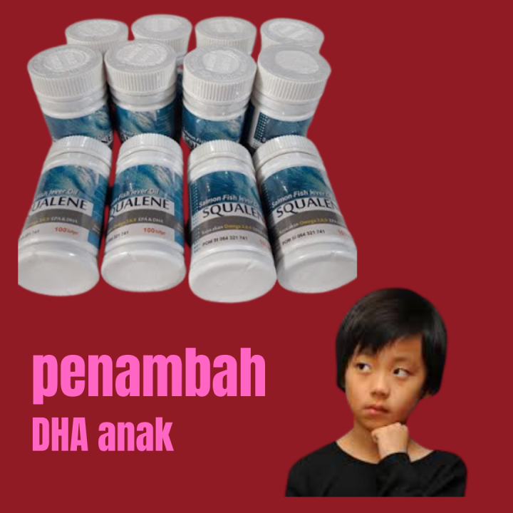 Suplemen Nutrisi Otak Vitamin Kecerdasan Anak Isi 100 Sofgell Fish Oil ...