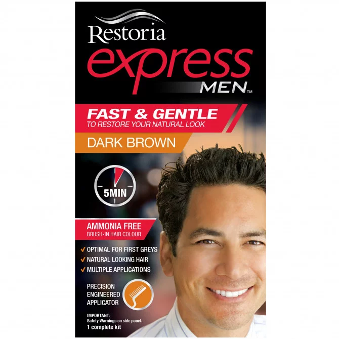 Restoria express MEN (Dark Brown) เรสโตเรีย เอ็กซ์เพรส เมน ครีมเปลี่ยน ...