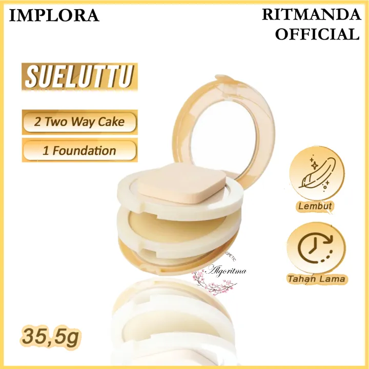 Implora Bedak Sueluttu Powder Cake 3in1 320 - Compact powder - Implora ...