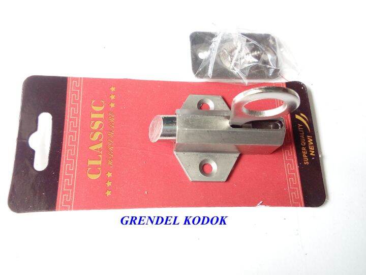 GRENDEL KODOK JUMBO TERSEDIA 2 WARNA SN GP / SLOT SELOT JENDELA PINTU ...