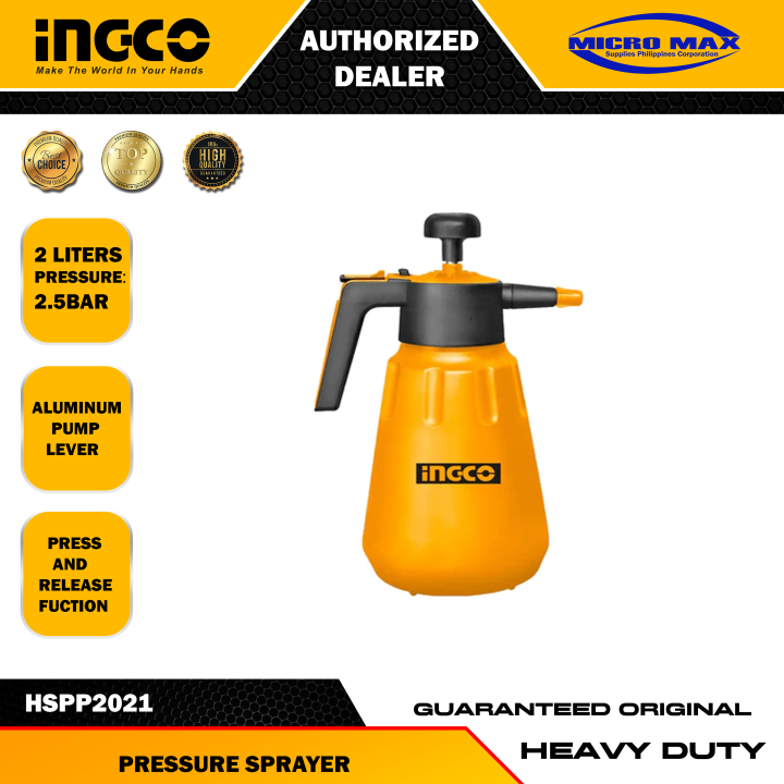 INGCO PRESSURE SPRAYER 2L - HSPP2021 HANDTOOLS | Lazada PH