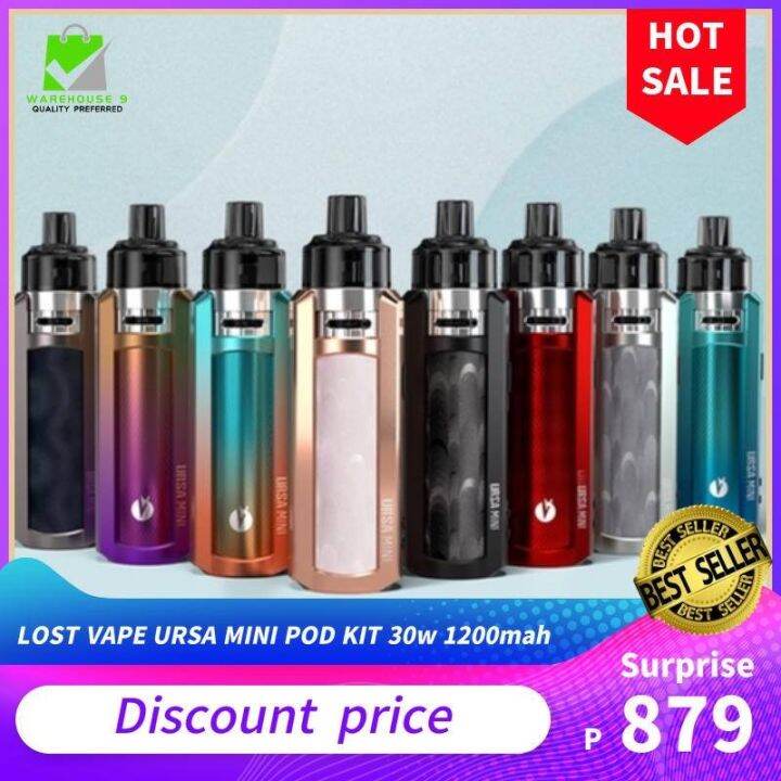 Lost Vape Ursa Mini Pod Kit 30W 1200mah (legal) with built-in battery ...