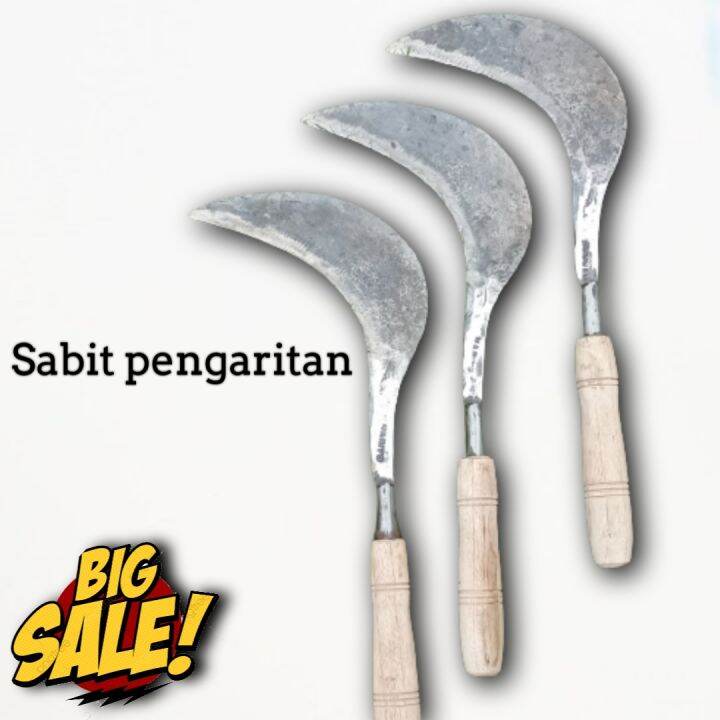 Sabit rumput baja asli super tajam-sabit padi berkualitas-alat babak ...