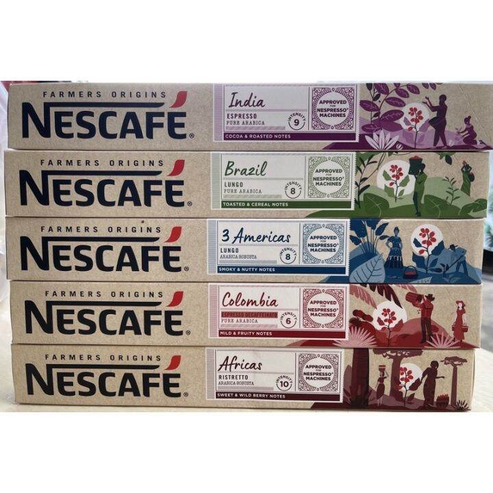 Nescafe Nespresso Compatible Pods India / Colombia / America / Africa ...