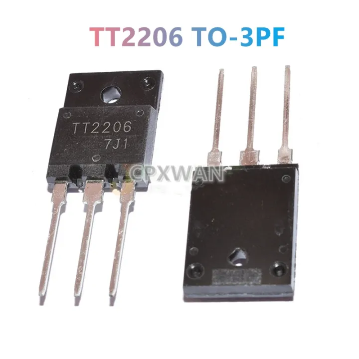 5pcs TT2206 TO-3PF 2206 TO3PF HD TV NPN Transistor New Original | Lazada PH