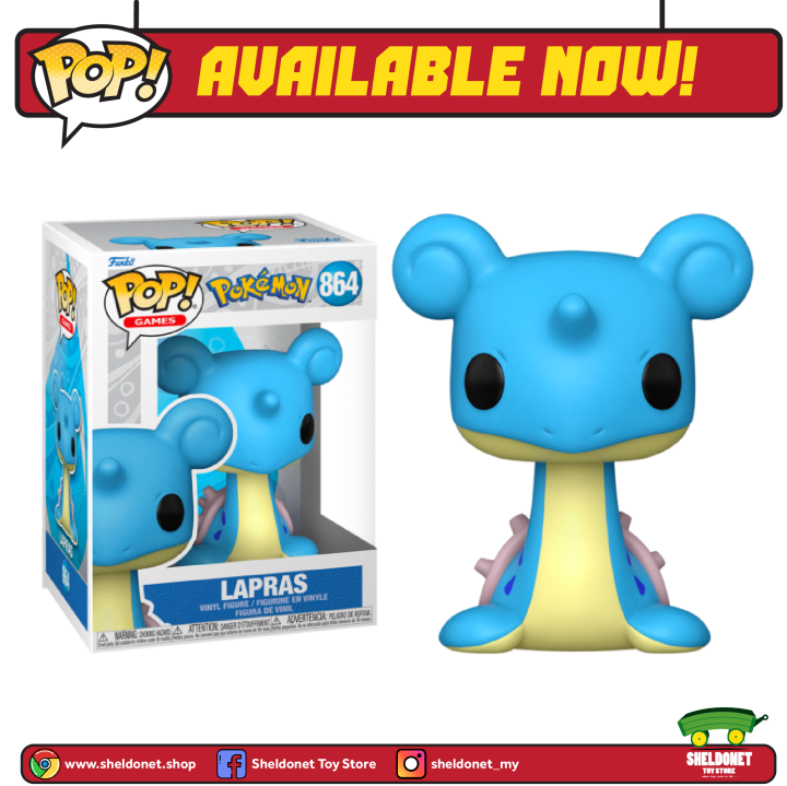 [IN-STOCK] Funko Pop! Games: Pokemon - Lapras | Lazada