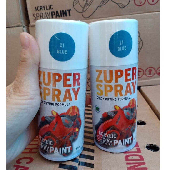 Pilok Pilox Zuper Spray Paint Warna P 21 Blue / Biru Muda (150cc/150ml) | Lazada Indonesia