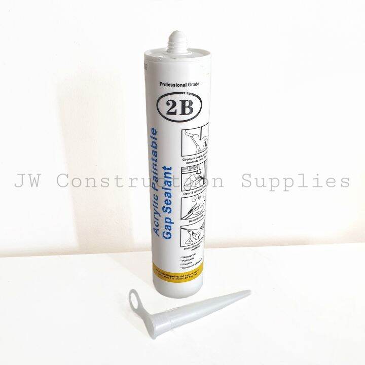 2B Acrylic Paintable Gap Sealant (White) 300ml | Lazada PH