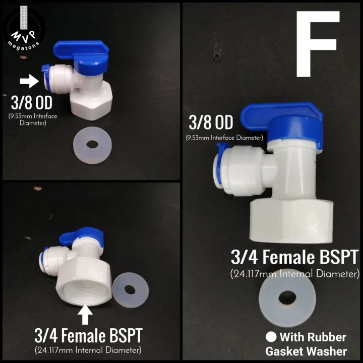 Hand Valve Adaptor Ball Valve Quick Connect Water Purifier Reverse ...