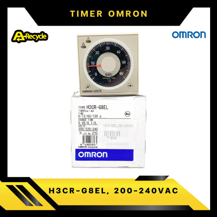 OMRON H3CR-G8EL TIMER,200-240VAC | Lazada.co.th