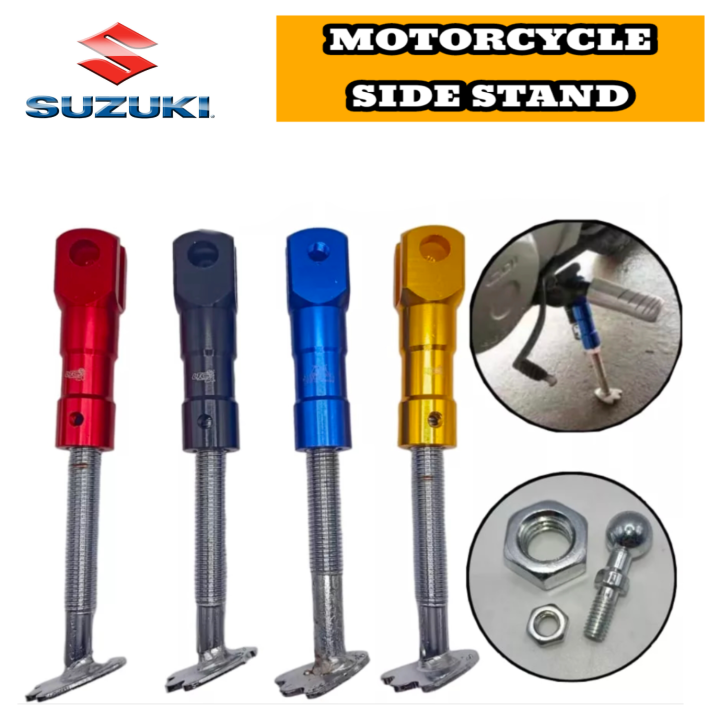 SUZUKI raider 150 -Motorcycle Side Stand | Adjustable lowest or high ...