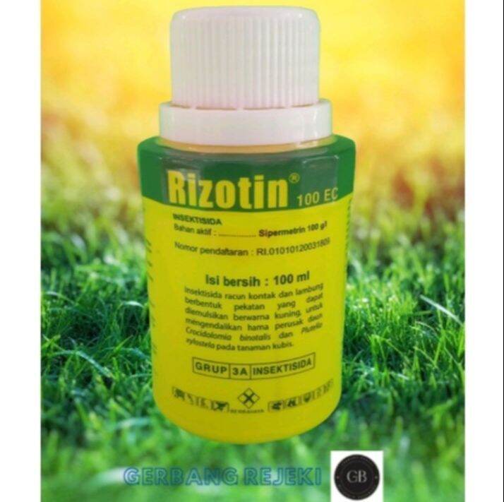 Insektisida Rizotin 100 EC ( Sipermetrin 100 g/l) 100ml | Lazada Indonesia