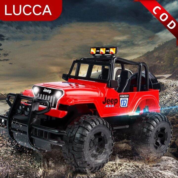Rc Mobil 1:16 Remote Control Jeep Rc Off-road Rock Crawler Truck Dengan Lampu Mainan Anak ...