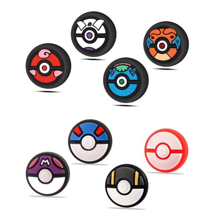 Pokemon Scarlet Violet Silicone Thumb Stick Grip Caps For Nintendo ...