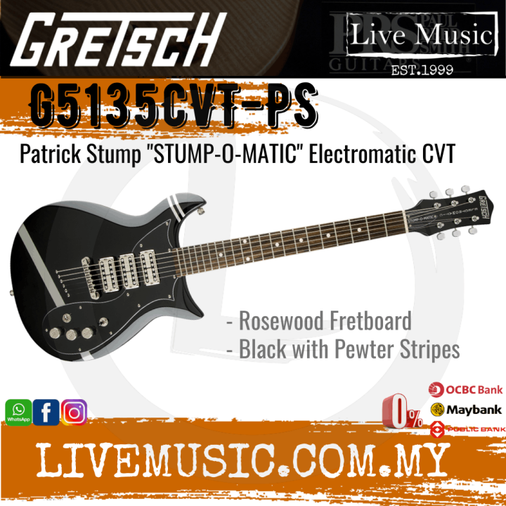 Gretsch G5135CVT-PS Patrick Stump Signature "STUMP-O-MATIC ...