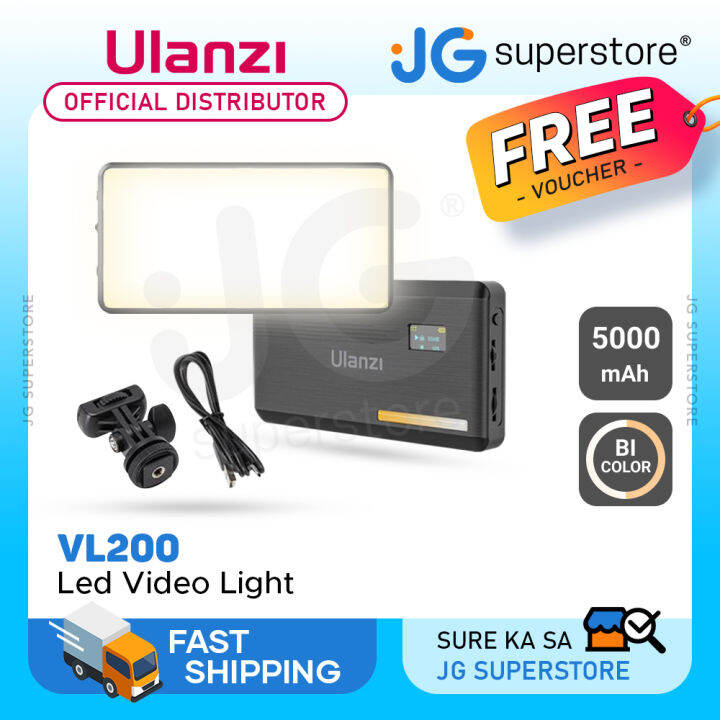 Ulanzi VL200 Mini LED Portable Bi-color Lightweight Pocket Video Camera ...