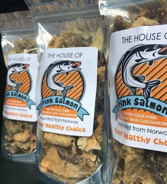 Pink Salmon Skin Chicharon (Assorted Flavors) | Lazada PH