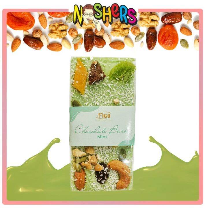 Noshers FIGO Mint Chocolate Mix Soft Dried Fruit and Nuts 80g fruits ...
