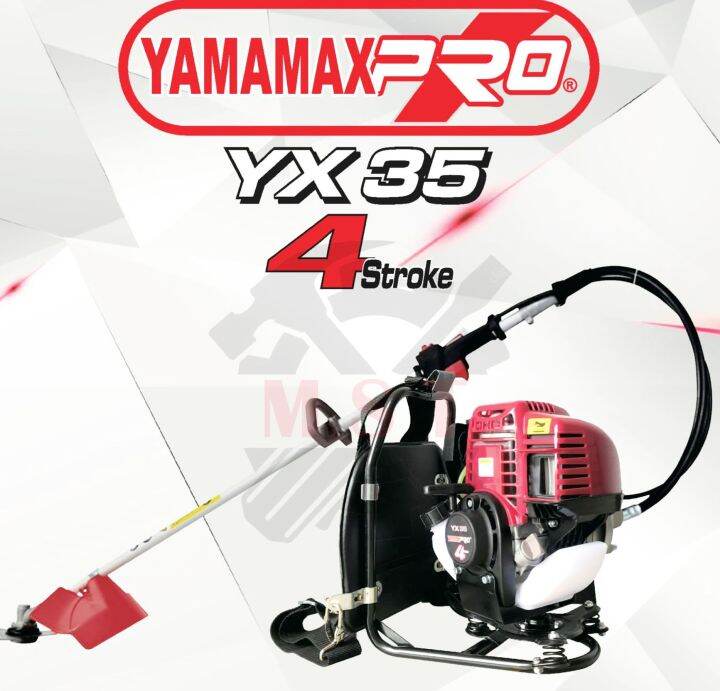 Mesin Potong Rumput Yamamax YX35 4 TAK POWERFULL Brush Cutter Yamamak Pro YX 35 4Tak High ...