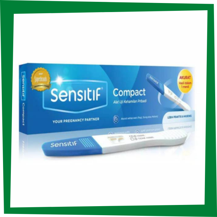 Tes Test pack Tespek Tespack SENSITIF COMPACT Kehamilan Hamil Sensitif ...