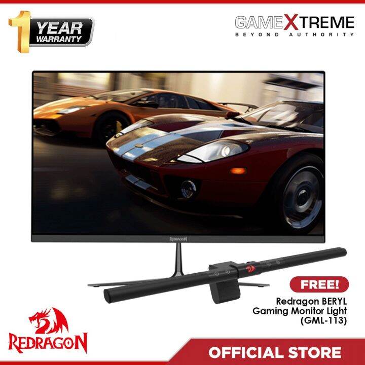 Redragon Emerald 27” 165hz Gaming Monitor GM270F165 with Free Redragon ...