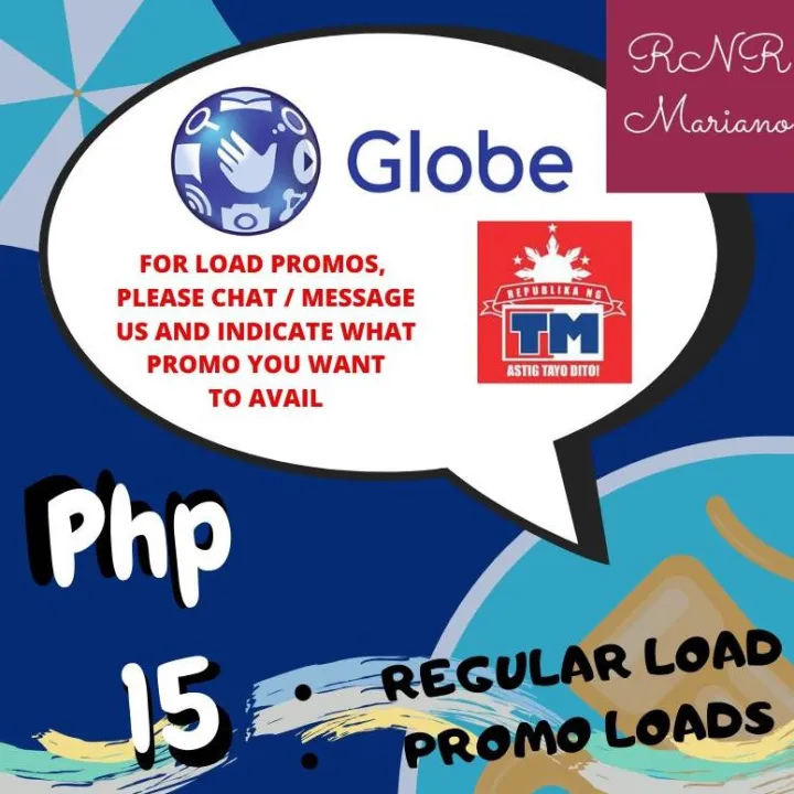 15 GLOBE & TM REGULAR / PROMO LOAD (GLOBE GO SURF 15) | Lazada PH