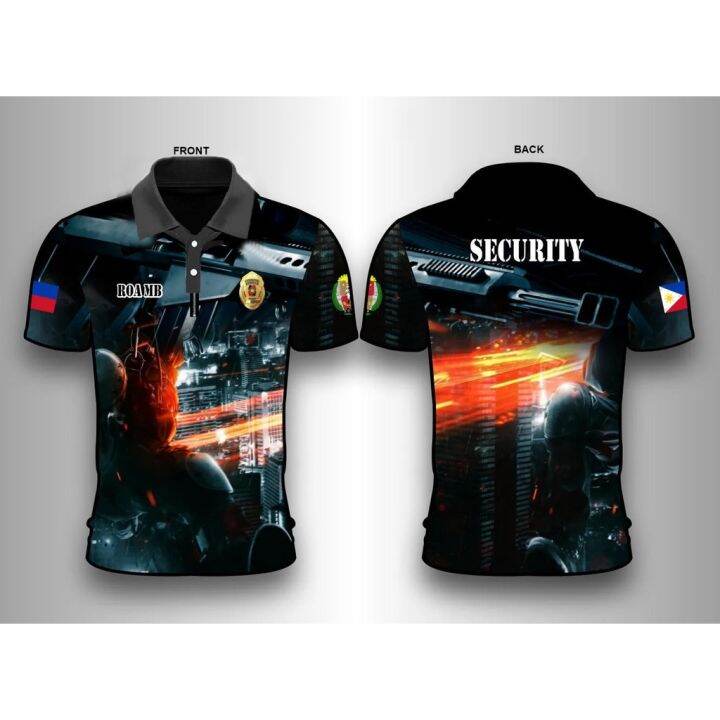 ♧∋ LJ SECURITY OFFICER GUARD DEFENDER High Quality Full Sublimation ...