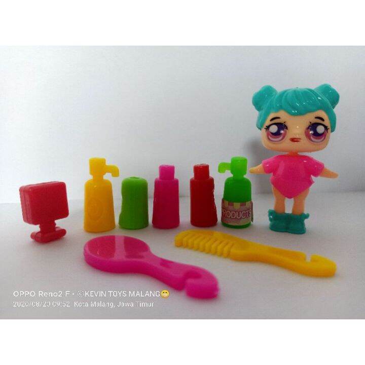 MD 3739 BONEKA LOL MINI PLUS PERALATAN NYA / mainan anak edukasi boneka ...