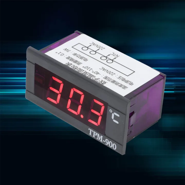 LCD Digital Temperature Panel Meter เทอร์โมมิเตอร์ Temperature Sensor ...
