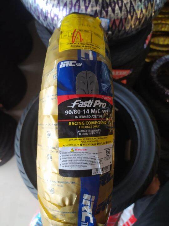 Ban IRC Tire 90/80-14 Fasti Pro Racing Coumpound Tubeless | Lazada ...