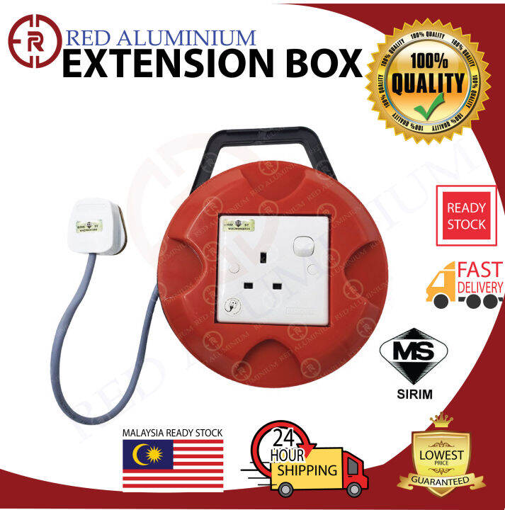 Wire Extension socket Adaptor (single) 9 meter Electrical Extension ...