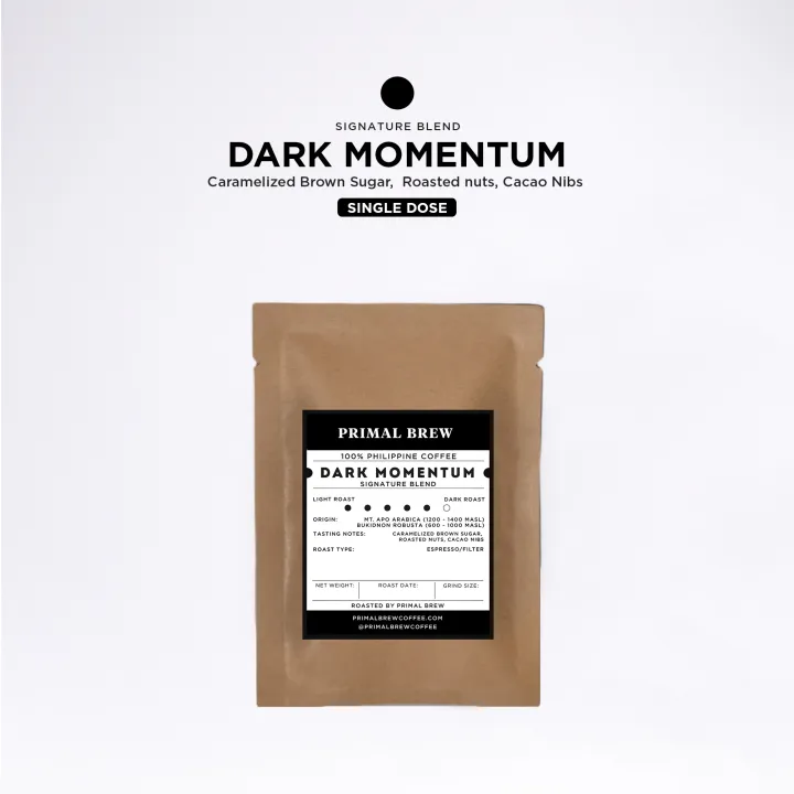 20g Dark Momentum Single Dose Sampler | Premium Blended Arabica ...
