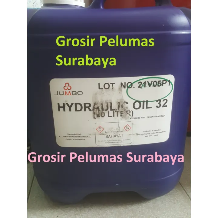 Oli JUMBO HYDRO Hydraulic hydrolis hidrolik oil iso vg 32 46 68 Pail ...