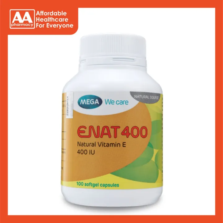 Mega Enat 400 Softgel Capsule (100's) | Lazada