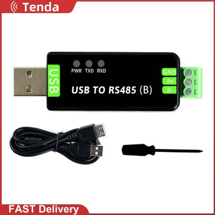 USB To RS485 Serial Port Converter A+ B- GND Pins Bidirectional Serial Converter PWR TXD RXD ...