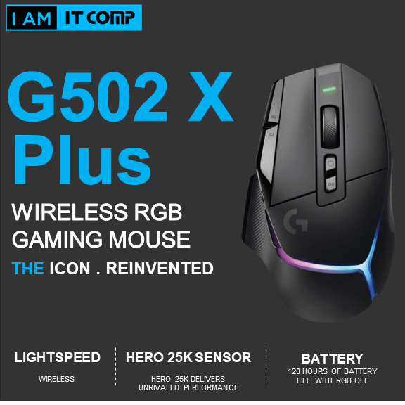 Logitech G502 X Wired / G502 X Plus Lightspeed Wireless RGB Gaming Mouse | Lazada