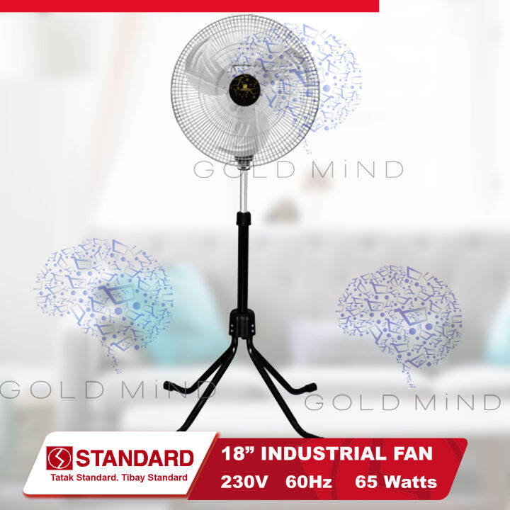 Standard Electric Fan Industrial Fan Stand Fan SHF:18A - Gold Mind ...