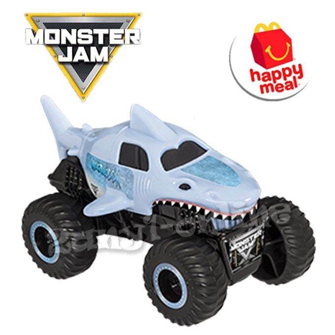 ♬Mcdo Happy Meal Monster Jam Fire and Ice Trucks - MEGALODON | Lazada PH